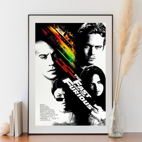 Fast and Furious Poster - Etsy