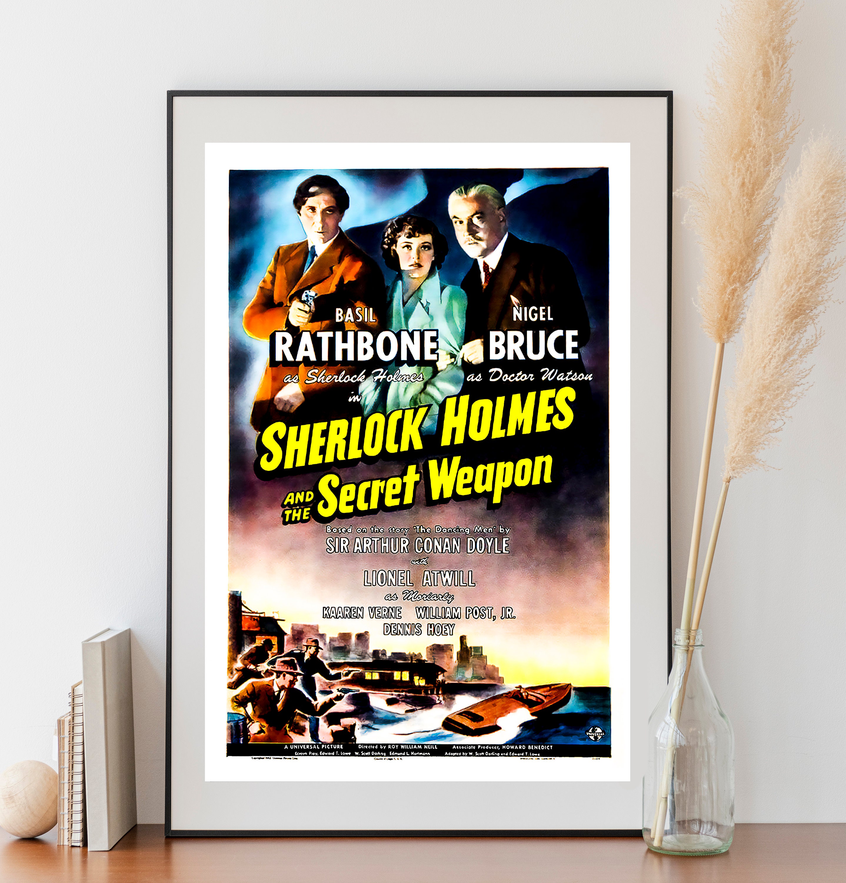 Sherlock Moriarty Poster