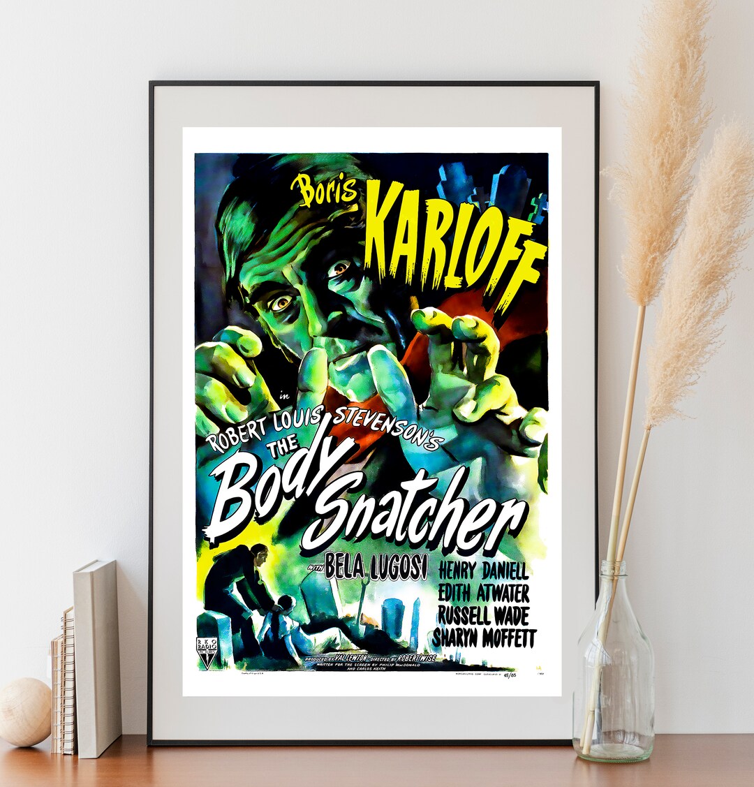 The Body Snatcher 1945 Movie Poster, Stars Bela Lugosi, Film Poster ...
