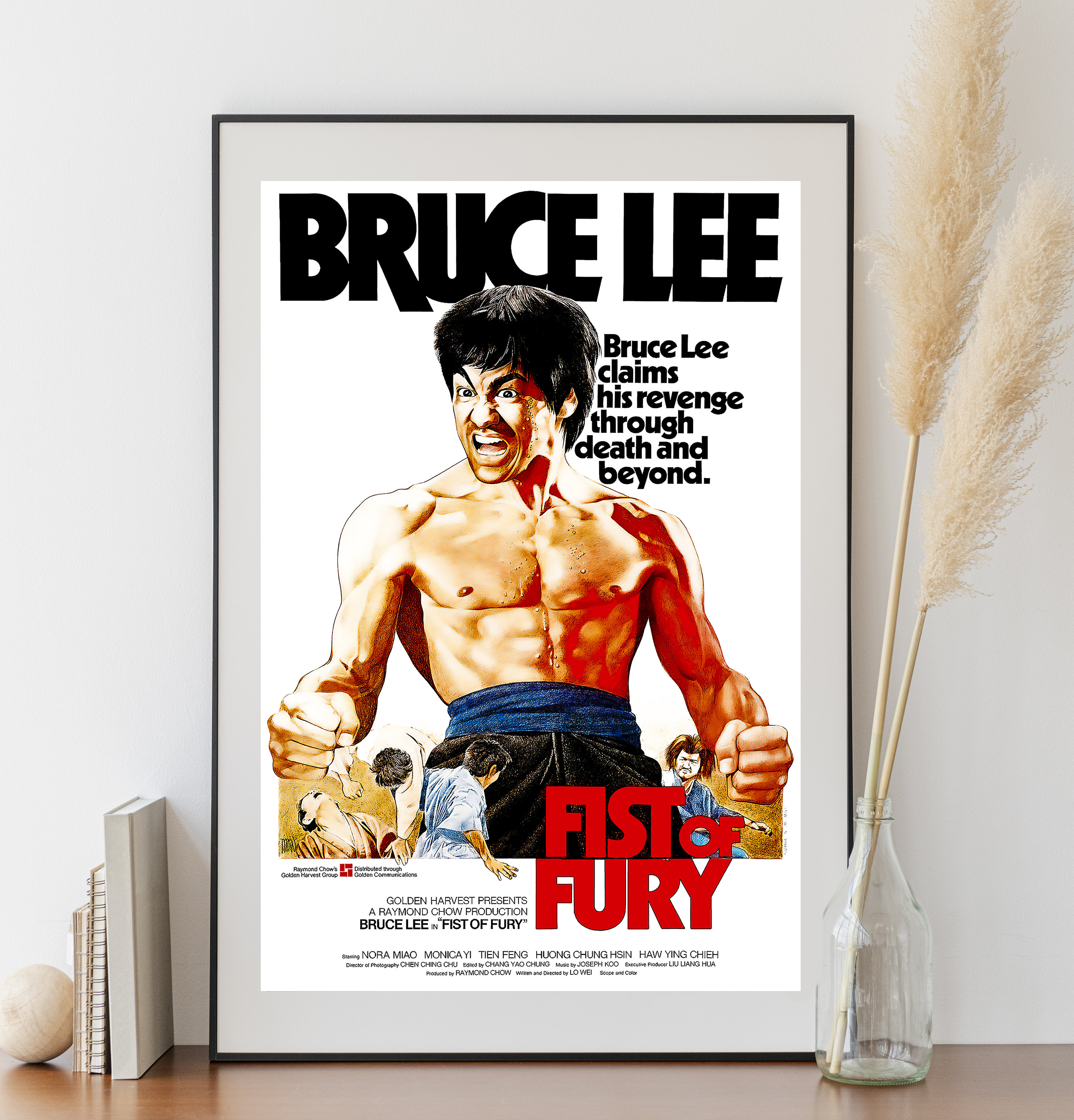 Bruce Lee Fist Of Fury Poster