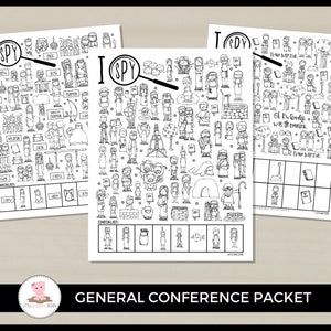 General Conference Activity Packet for Senior Primary by Little Wiggles ...