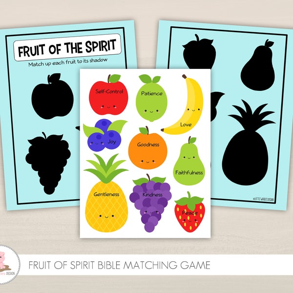 Bible Story Matching Game Printable - Etsy