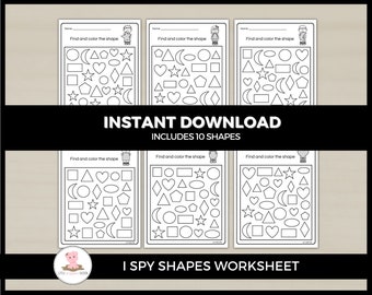 I Spy Stories of Jesus Bible Worksheets Set 1 by Little Wiggles Design ...