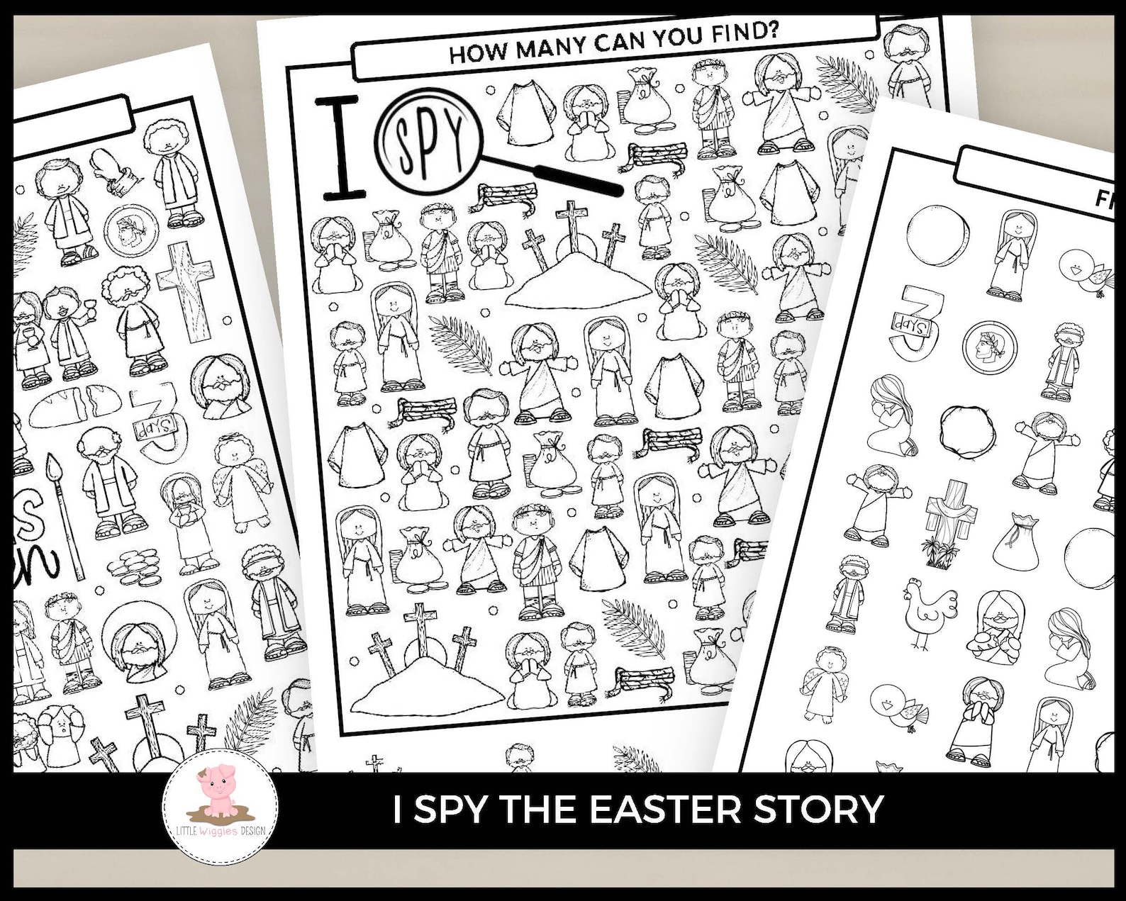 I Spy the Easter Story and Resurrection Printable by Little Wiggles ...