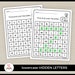 Printable Lowercase Alphabet Hidden Letter Worksheets by Little Wiggles ...
