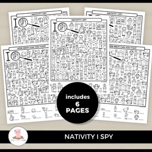 I Spy Old Testament Bible Activities by Little Wiggles Design - Etsy
