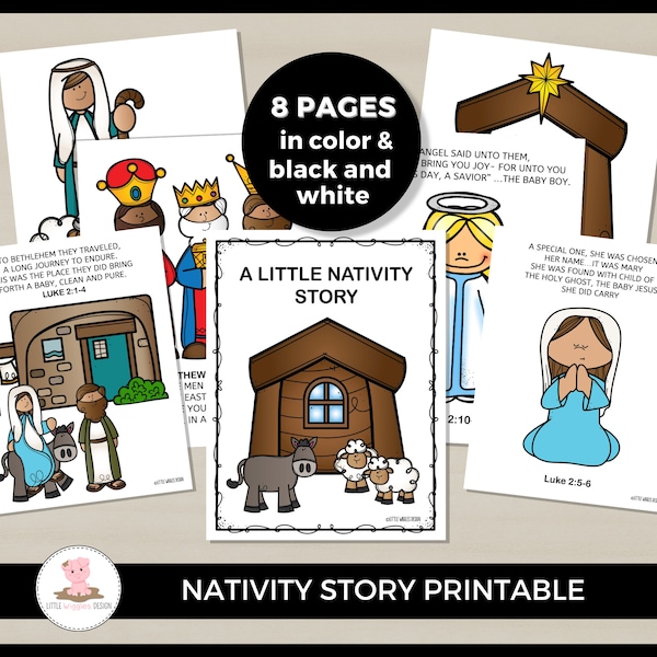Nativity Printable - Etsy