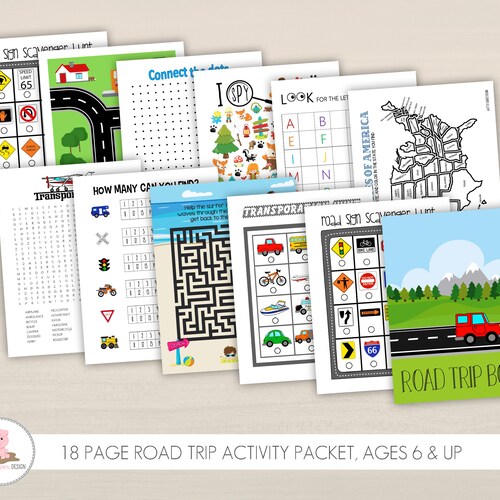 Road Trip Binder Printables | Etsy Canada