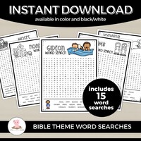 I Spy Old Testament Bible Activities by Little Wiggles Design - Etsy