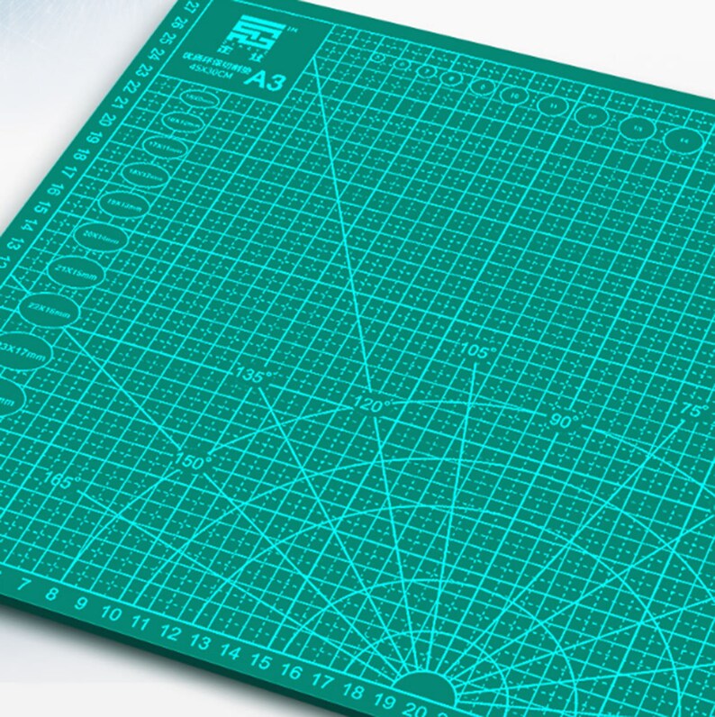 A1/A2/A3/A4/A5 Oversized Size Green Cutting Mat | Self-healing Mat ...