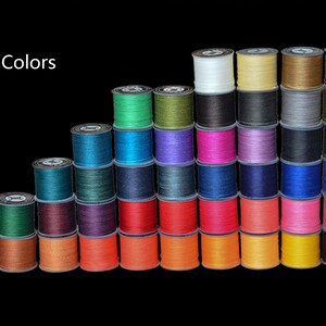Round Waxed Thread 0.6mm in 44 Colours/polyester Thread/waxed Thread ...