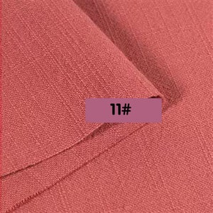 Slub Texture Linen Cotton Fabric by the Yard or Meter , Rustic Weave ...