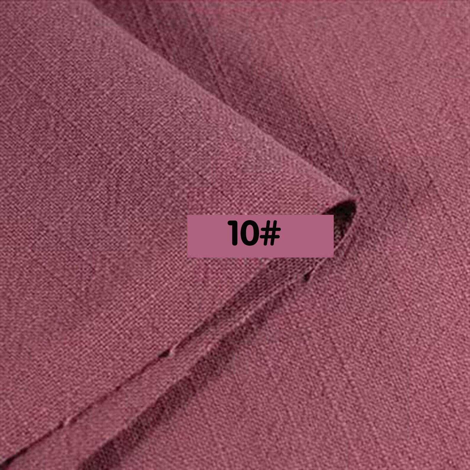 Slub Texture Linen Cotton Fabric by the Yard or Meter , Rustic Weave ...