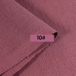 Slub Texture Linen Cotton Fabric by the Yard or Meter , Rustic Weave ...