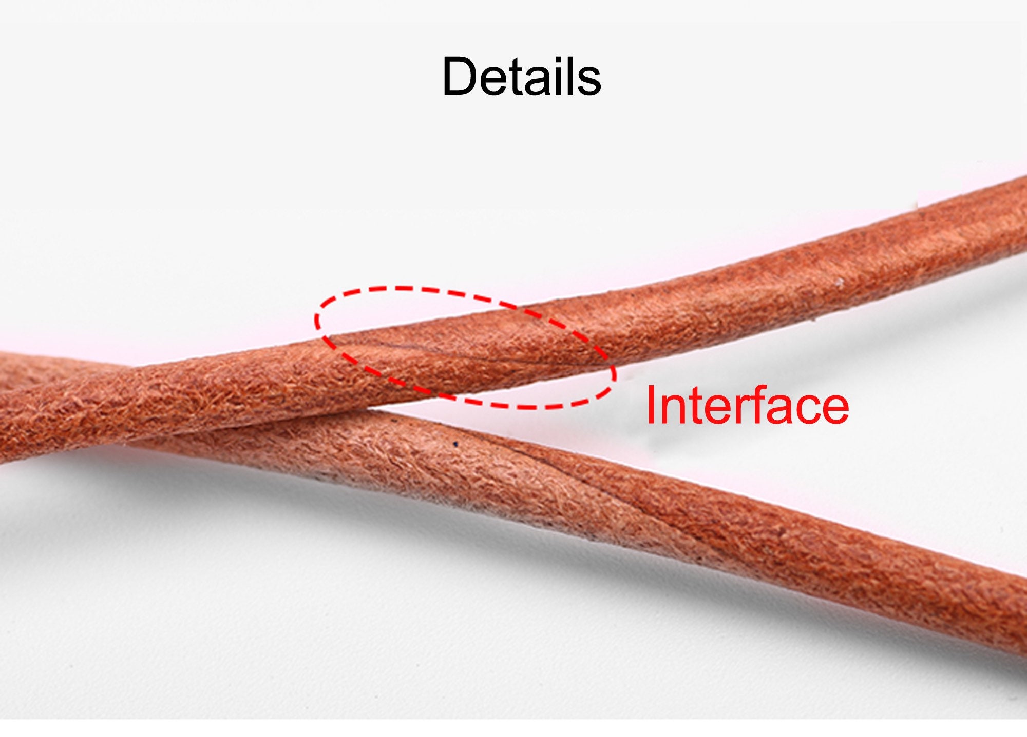 Cowhide ox Warble round Leather Rope leather Rope diy handmade Leather ...