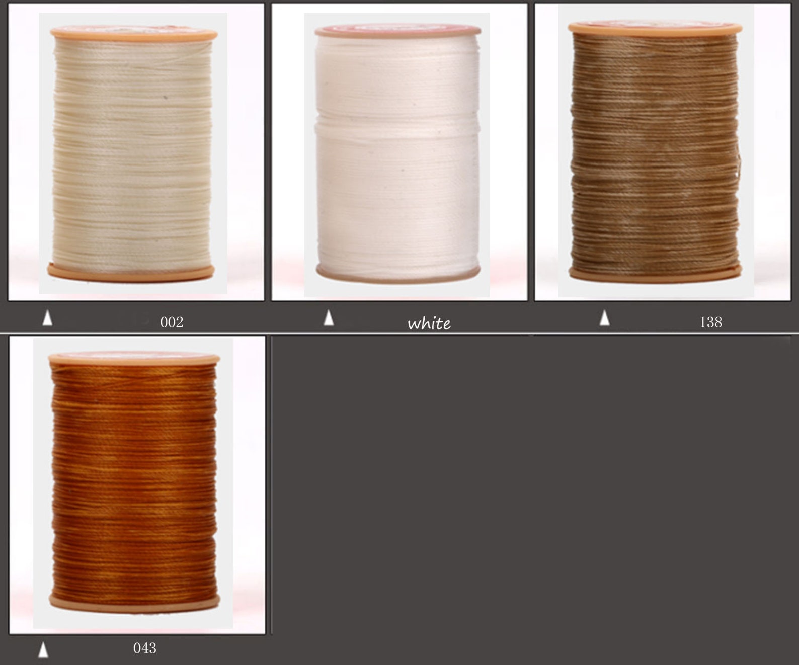 Waxed Thread 0.65mm in 22 Colours/polyester Thread/waxed - Etsy