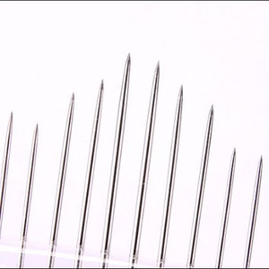 Hand Made Leather Sewing Needle Leather Stitching Tools - Etsy