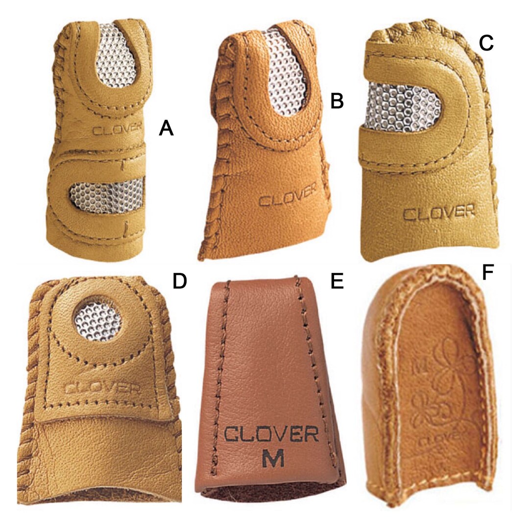 Japanese Clover Leather Thimble Sewing Quilting Embroidery Tool - Etsy