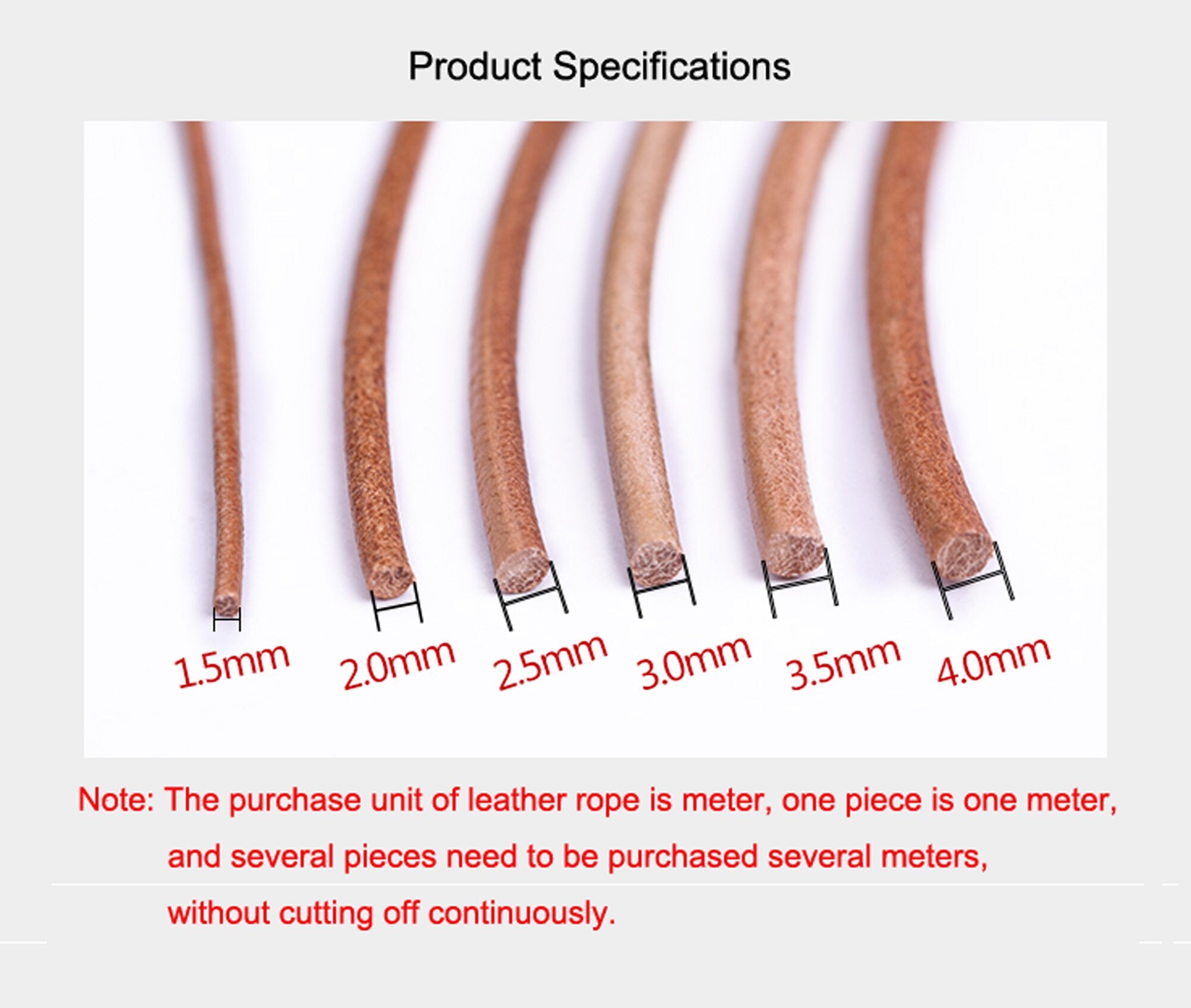 Cowhide ox Warble round Leather Rope leather Rope diy handmade Leather ...