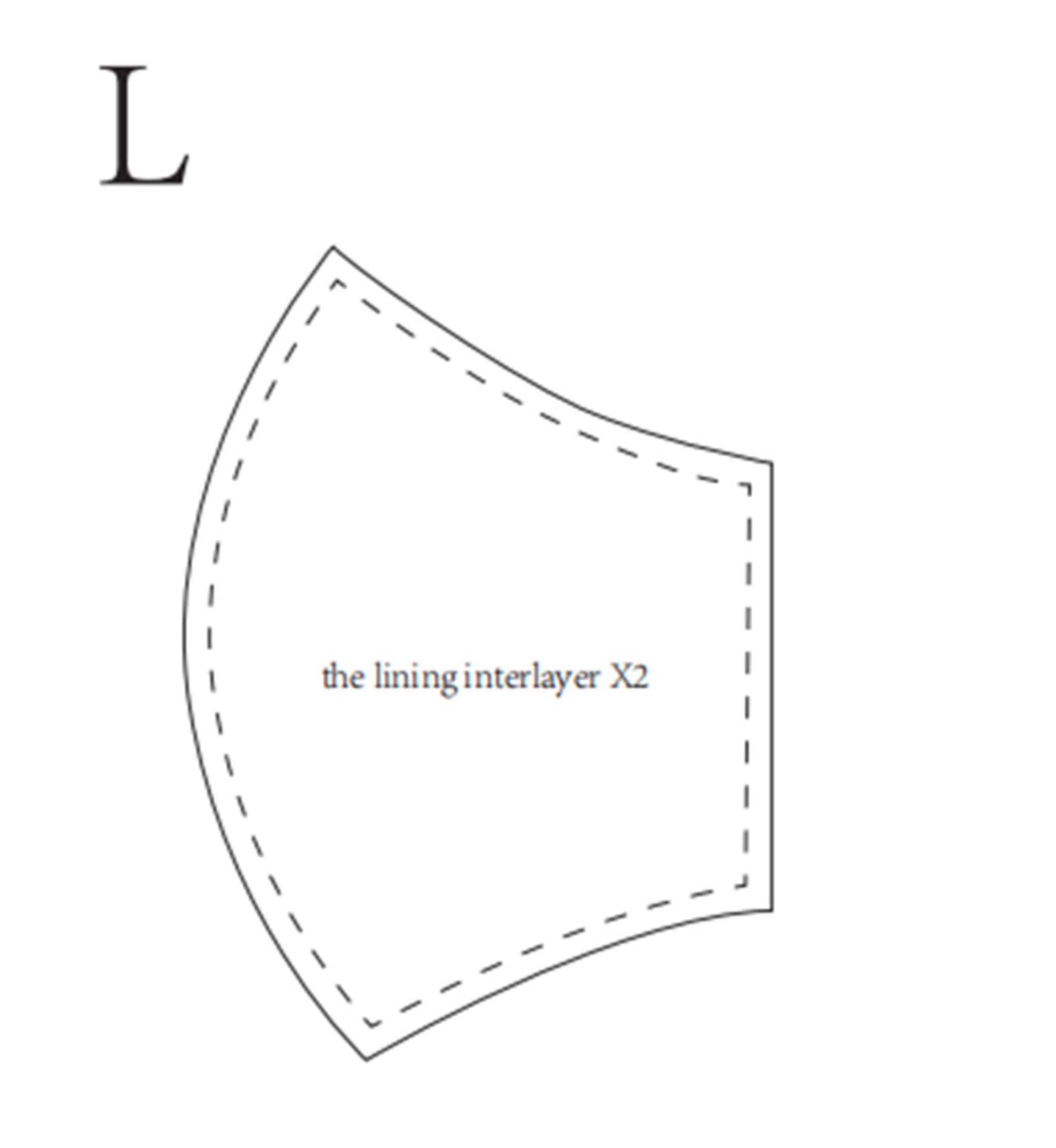 DIY Mask Patternpdf Cloth Mask Template Fabric Mask - Etsy