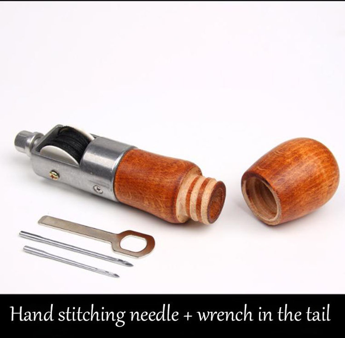 1 set Hand made leather sewing needle machine Leather | Etsy