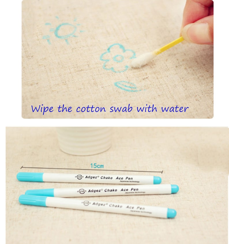 7 Colors Adger Water Soluble Pens Water Erasable Marking Pen - Etsy Canada