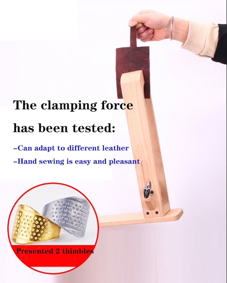 Leather Lacing & Stitching Pony, Leather Retaining Clip Wood Tools ...
