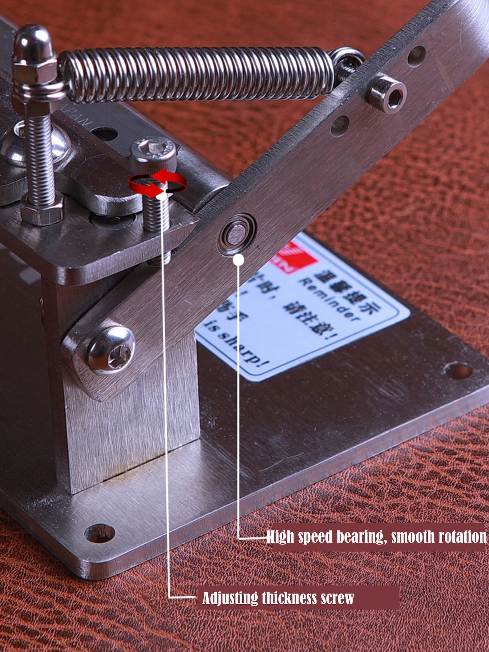 220mm Scraper manual Leather Peeler shovel leather Thinning Machine ...