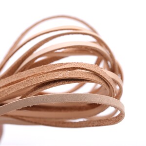 Ox Warble flat Leather Rope leather Rope diy handmade Leather Goods ...