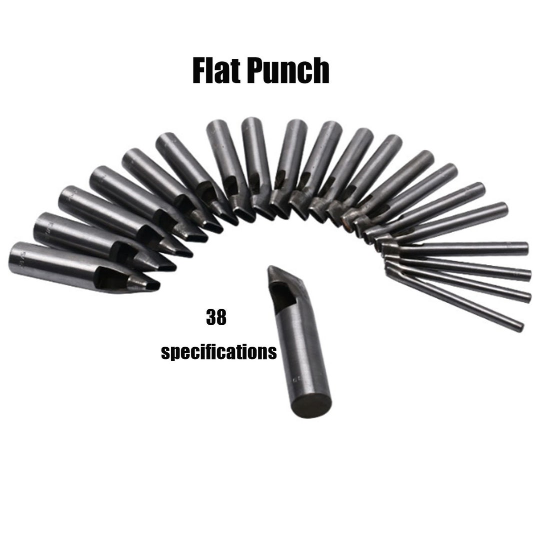 DIY Drilling Bit Leather Craft Puncher Flat Punch Tool Leather Craft ...