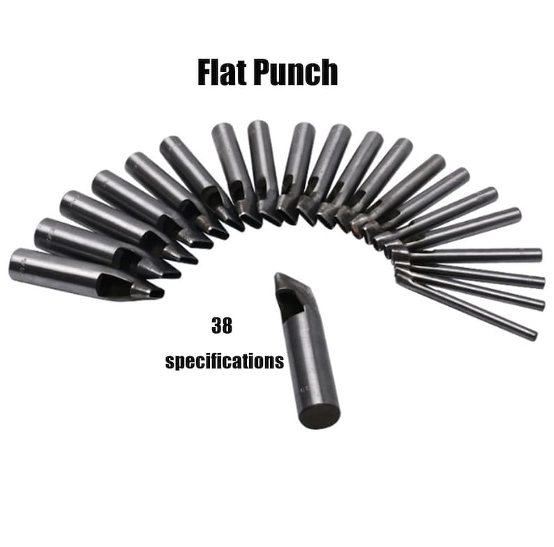 DIY Drilling Bit Leather Craft Puncher Flat Punch Tool Leather - Etsy