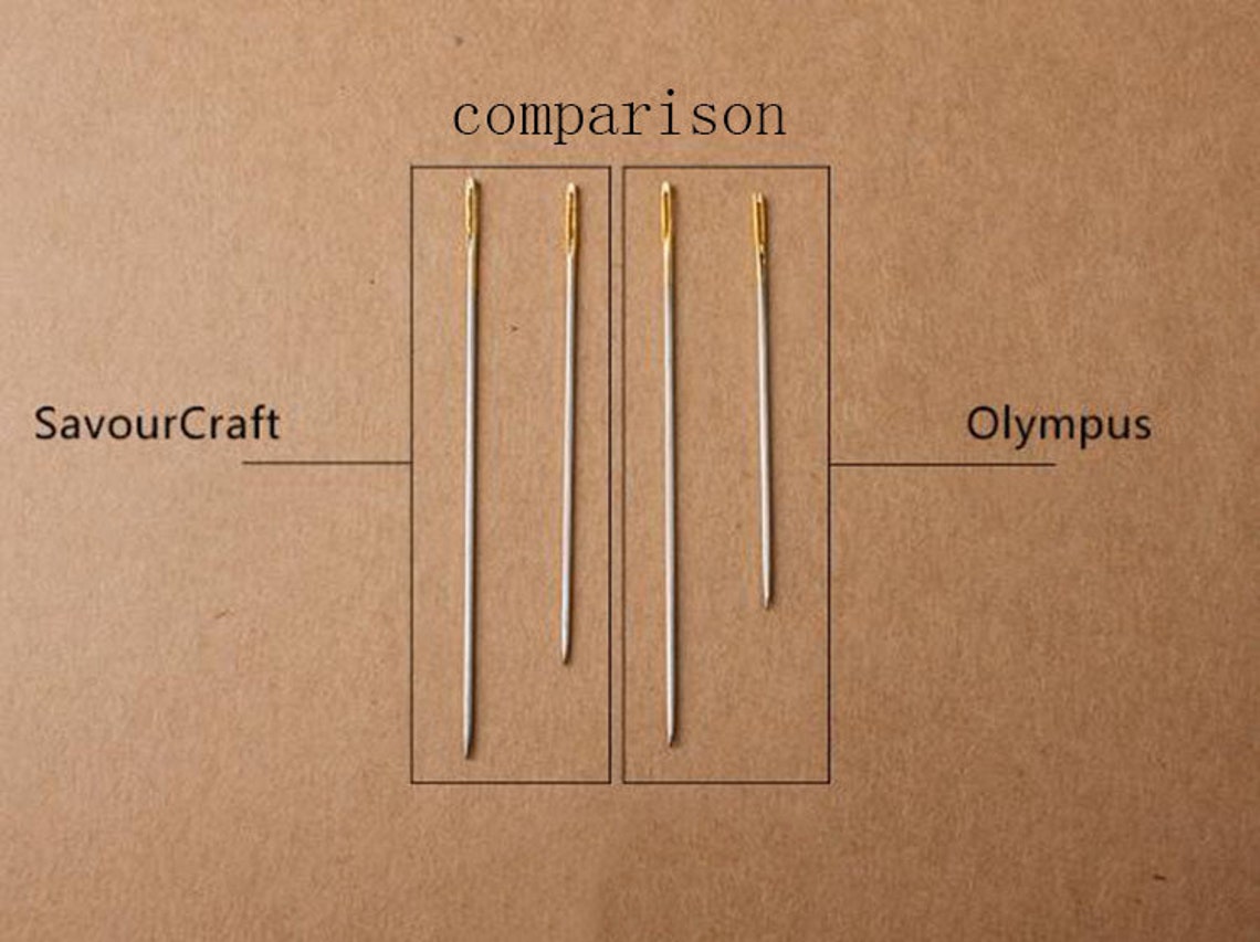 2 Pieces Sashiko Needles a Long Needle and a Short Needle in a - Etsy