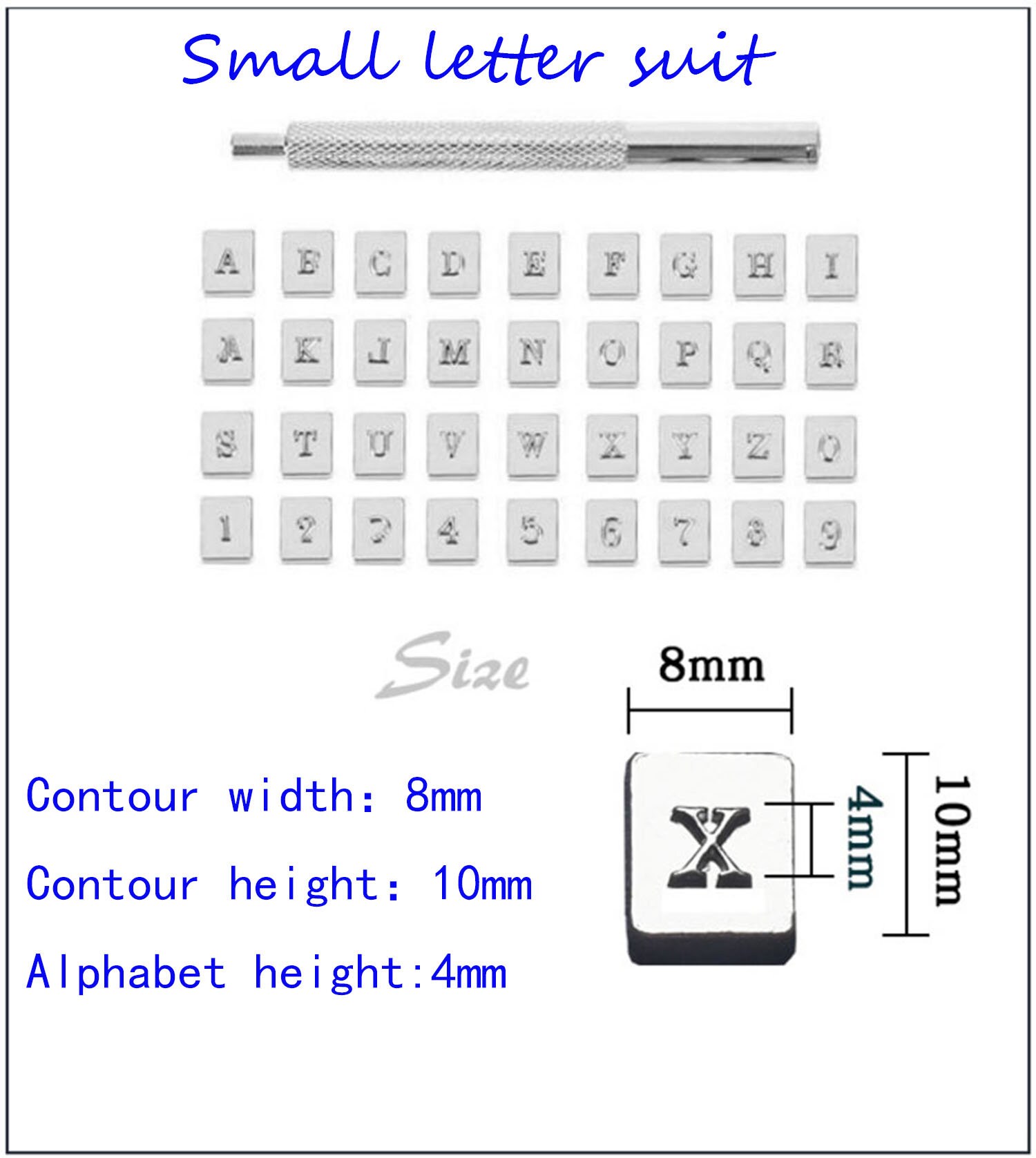 36pcs Metal Steel Stamp Alphabet Letters 3&6mm Tool Punch - Etsy