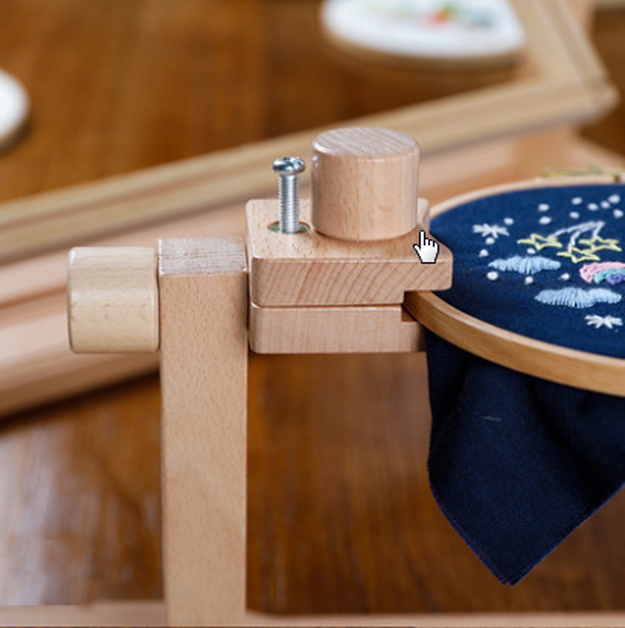 Adjustable Bench Embroidery Frame, Beech Bench Embroidery Frame, Cross ...