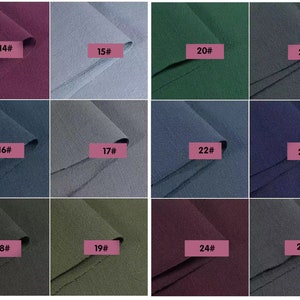 Slub Texture Linen Cotton Fabric by the Yard or Meter , Rustic Weave ...