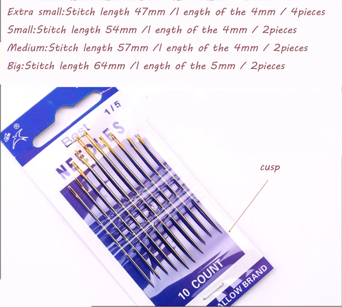 Hand Made Leather Sewing Needle Leather Stitching Tools - Etsy