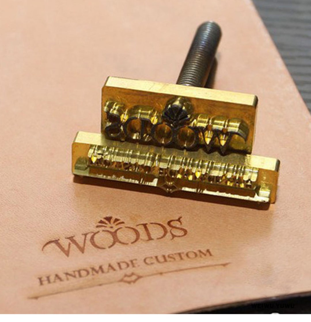 Custom Leather Stamp Brass Leather Stamp Branding Stamp Iron Stamp ...