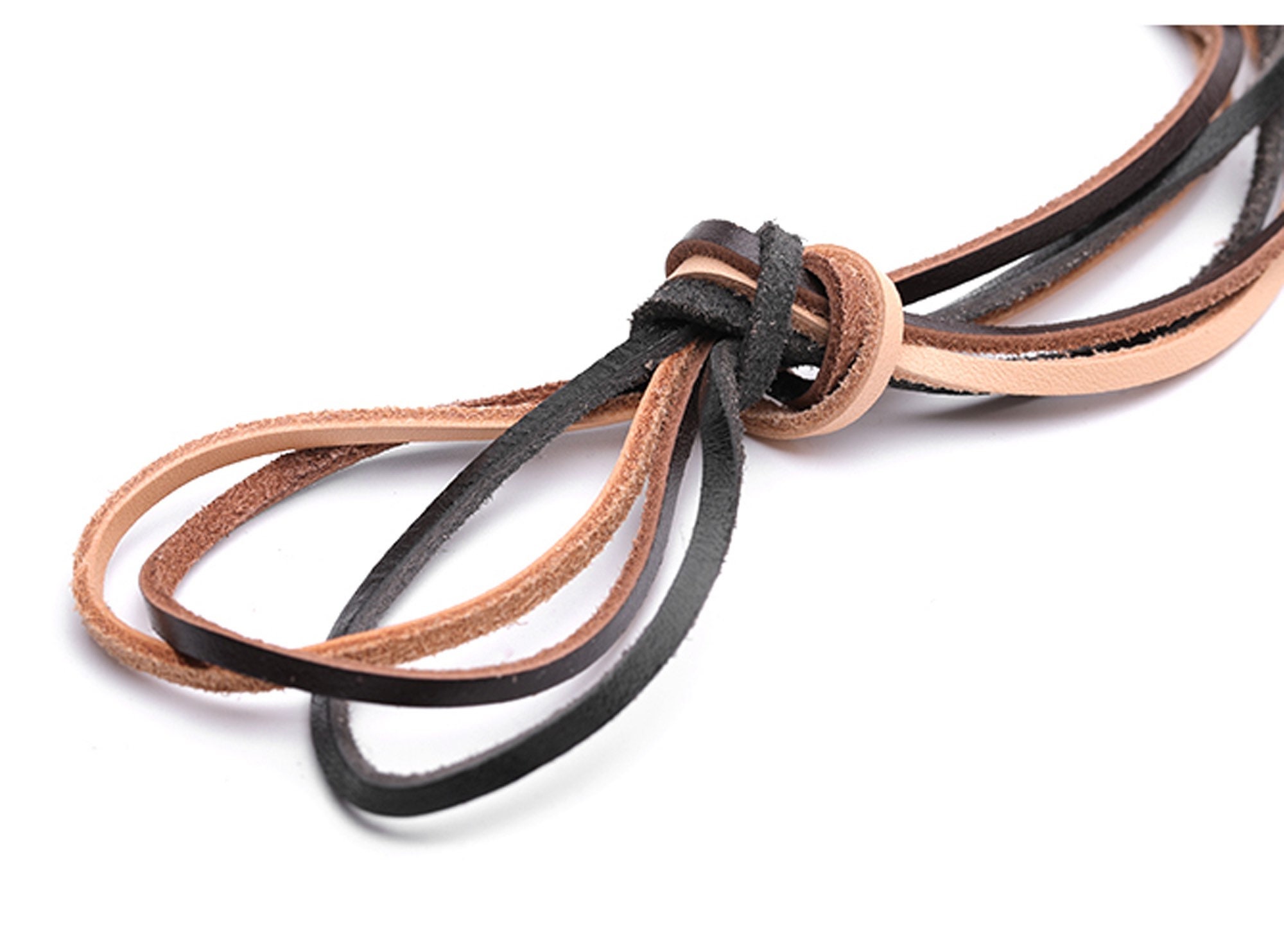 Ox warbleFlat leather ropeLeather ropediyHandmade leather | Etsy