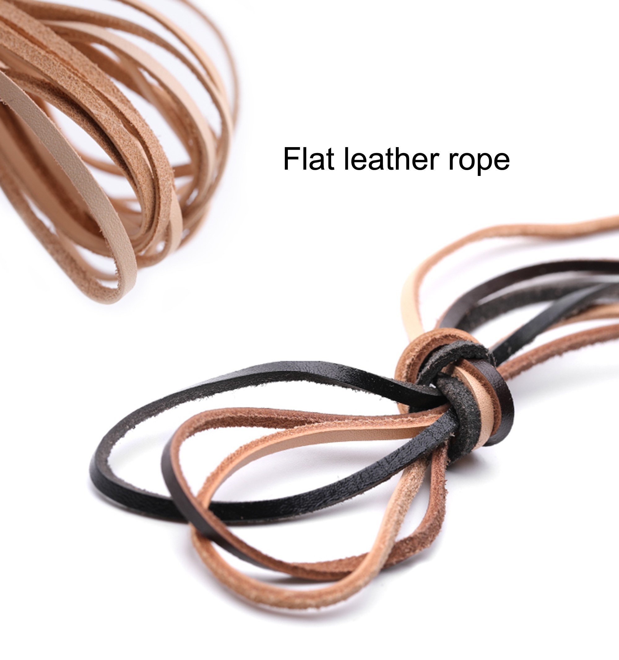 Ox warbleFlat leather ropeLeather ropediyHandmade leather | Etsy