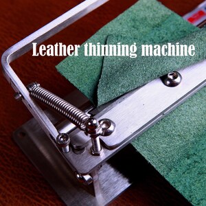 220mm Scraper manual Leather Peeler shovel leather Thinning Machine ...