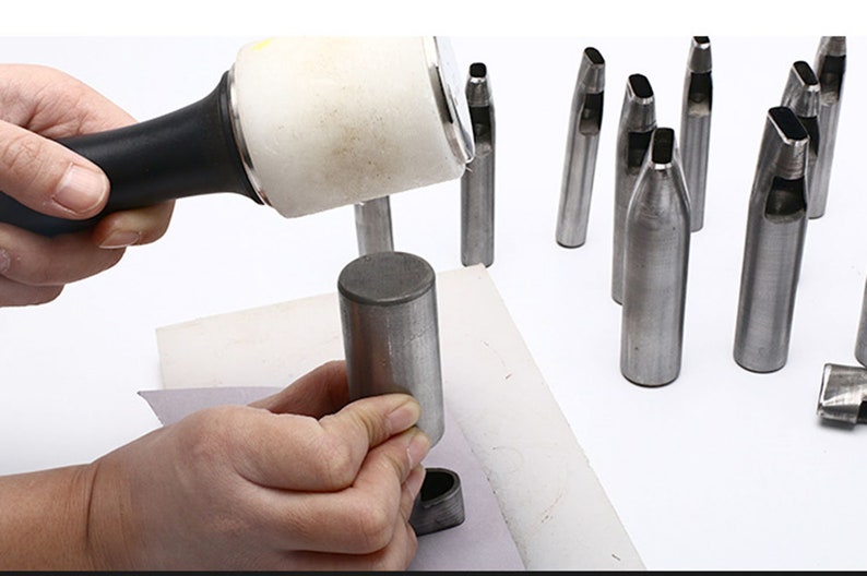 DIY Drilling Bit Leather Craft Puncher Flat Punch Tool Leather - Etsy
