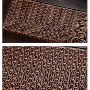 Leather Art Leather Carving Printing Diamond Pattern - Etsy