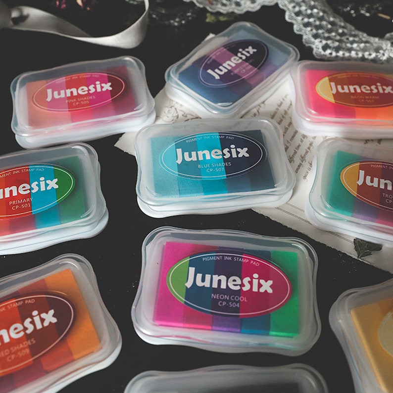 Gradient Color Ink, Color Printing Pad, Sponge Rubber Seal Oil - Etsy