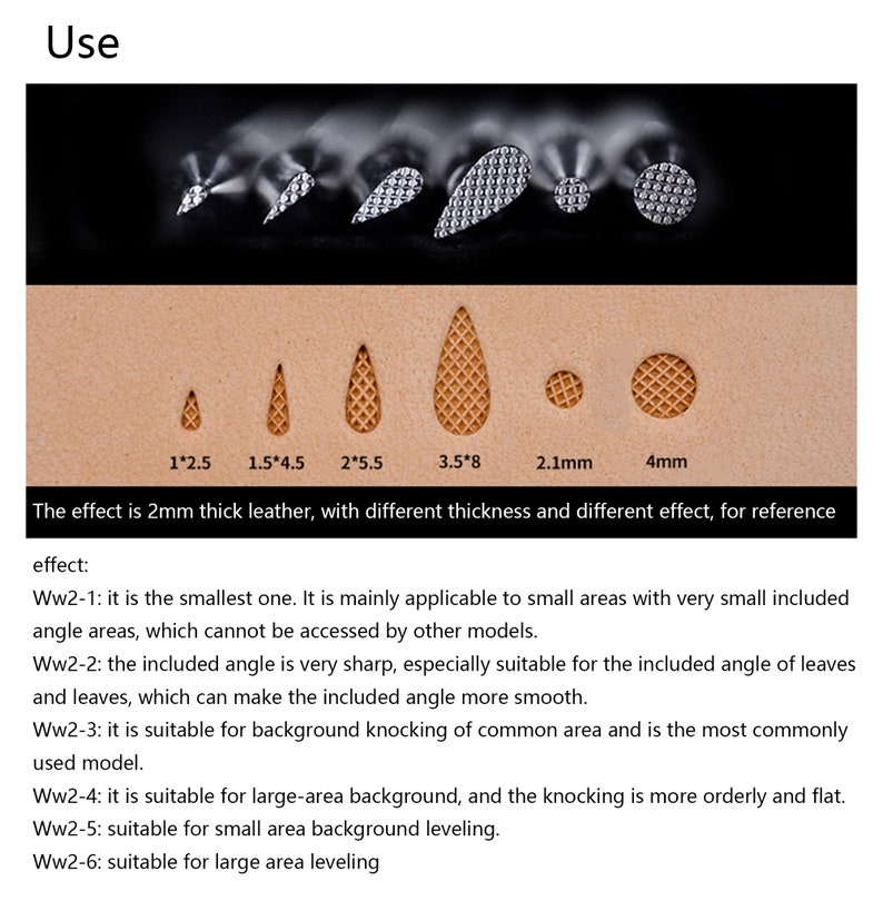 Leather Art Leather Carving Printing Grid Pattern - Etsy