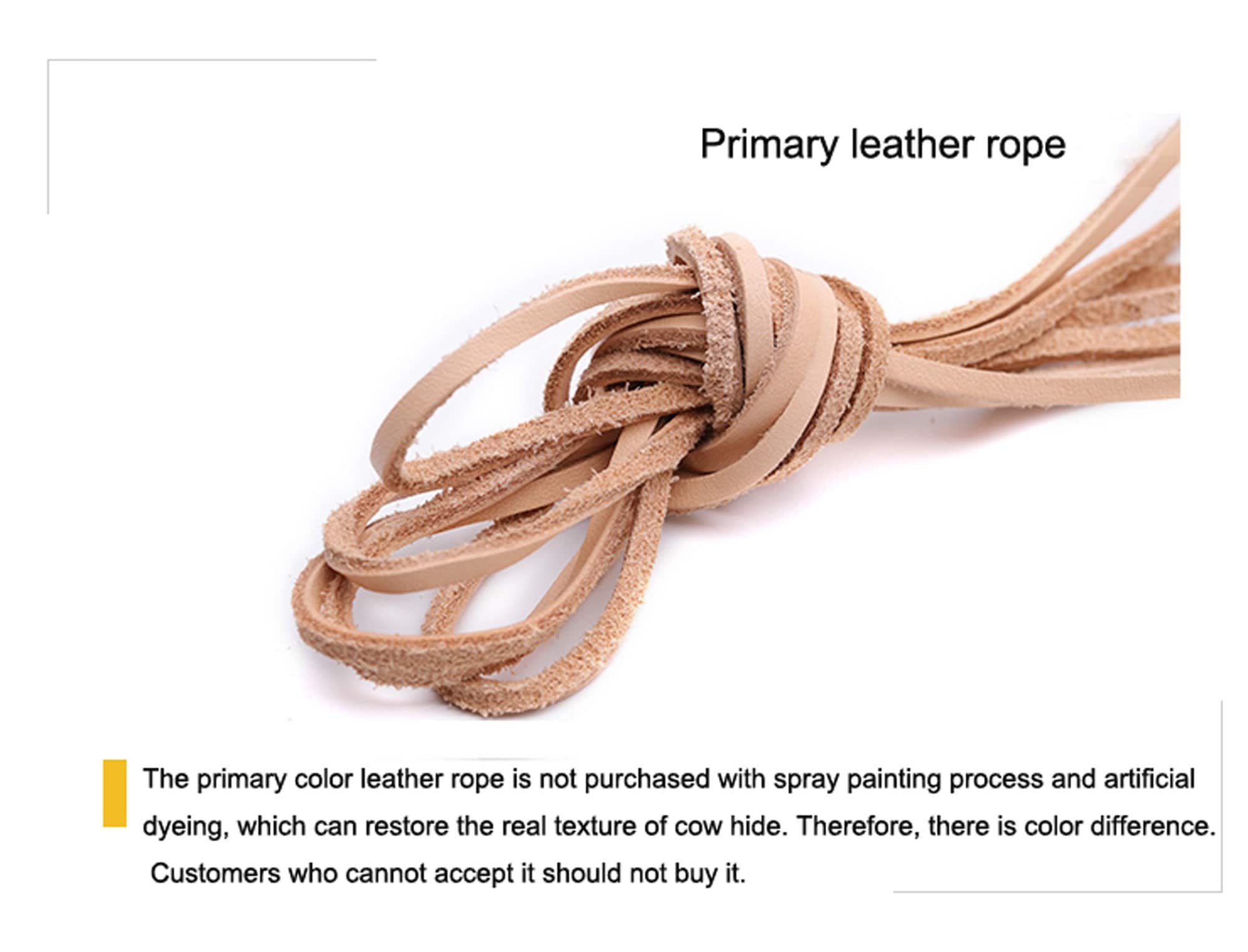 Ox Warble flat Leather Rope leather Rope diy handmade Leather Goods ...