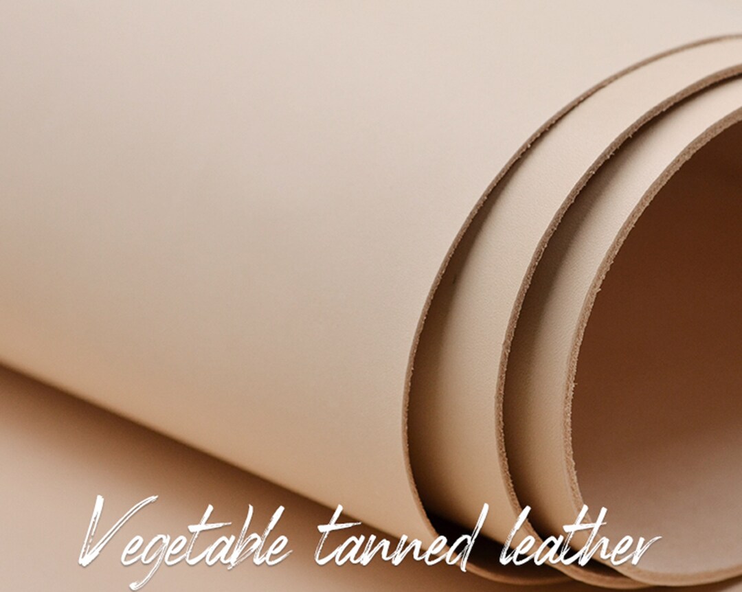 Original Color Vegetable Leather Material Handmade DIY Leather Tools ...