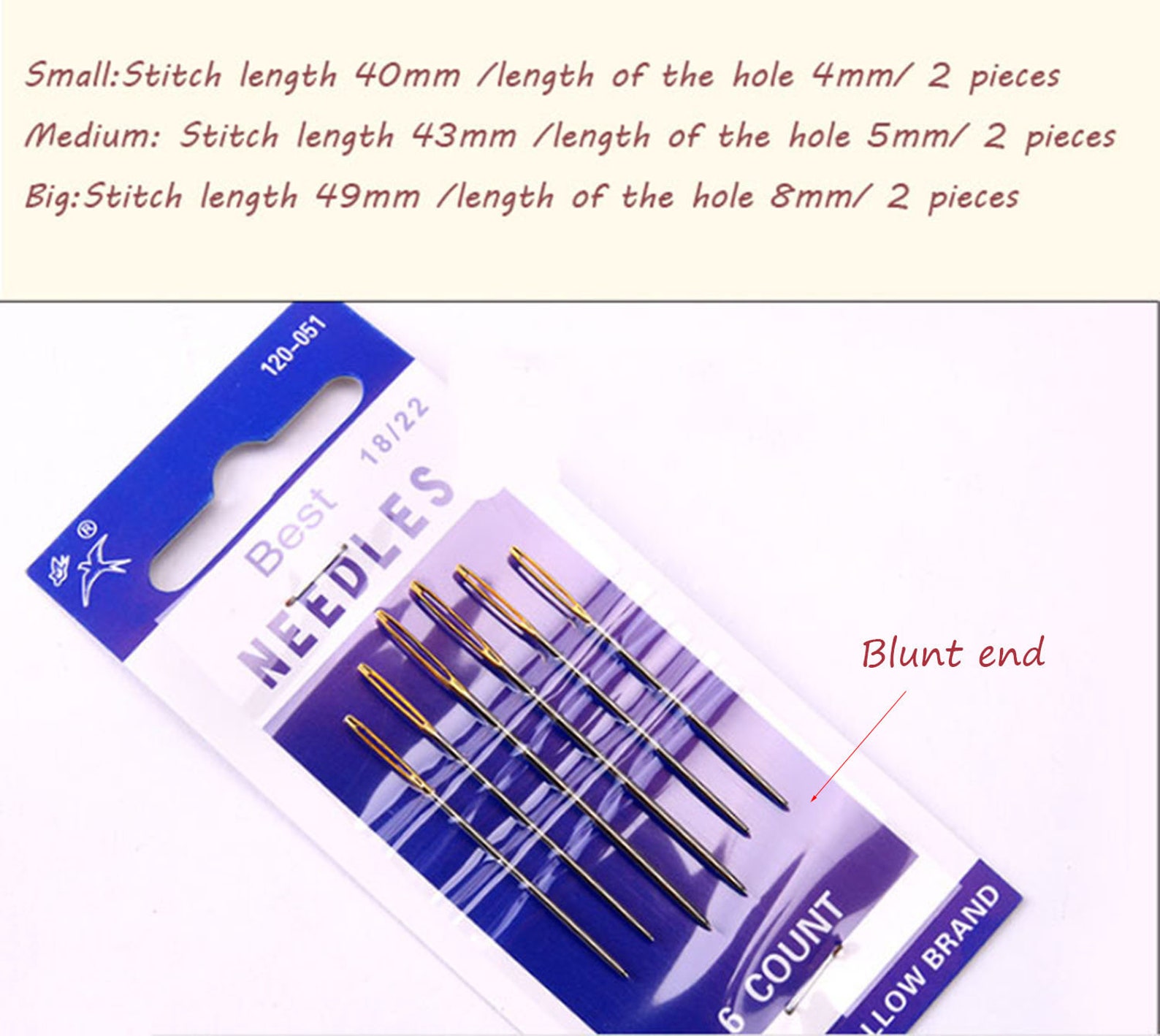 Hand Made Leather Sewing Needle Leather Stitching Tools - Etsy