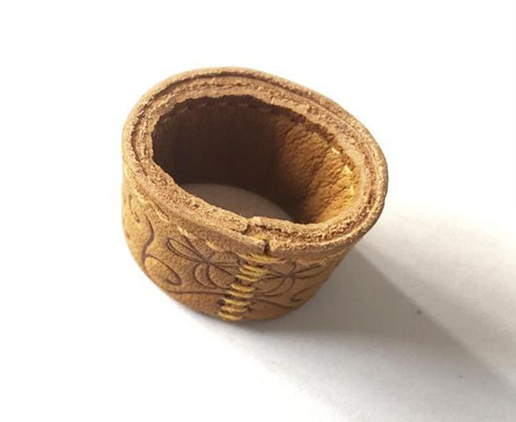Japanese Clover Leather Thimble Sewing Quilting Embroidery Tool - Etsy