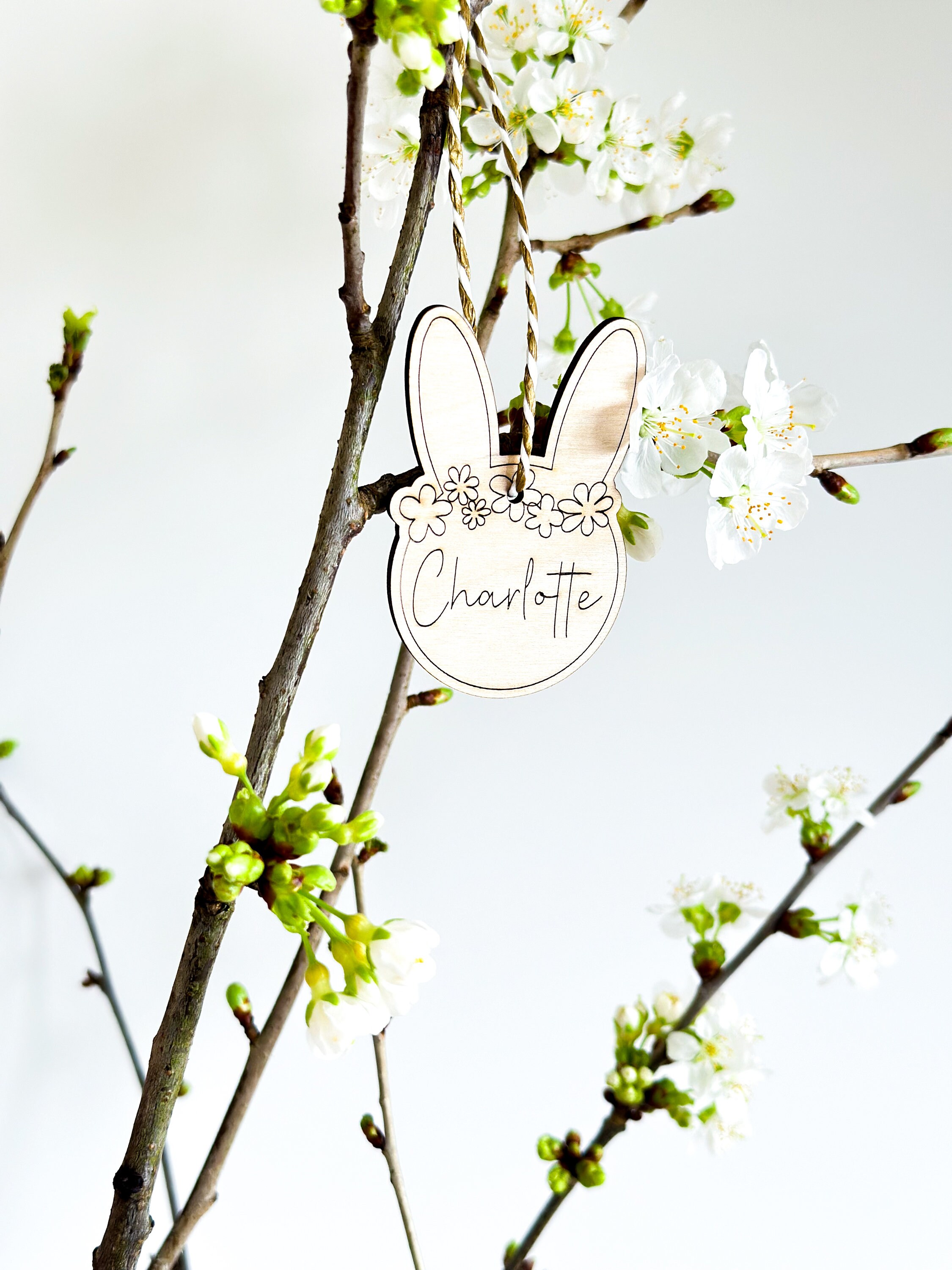 Easter Decoration Personalized Made of Wood, Pendant With Name, Easter ...