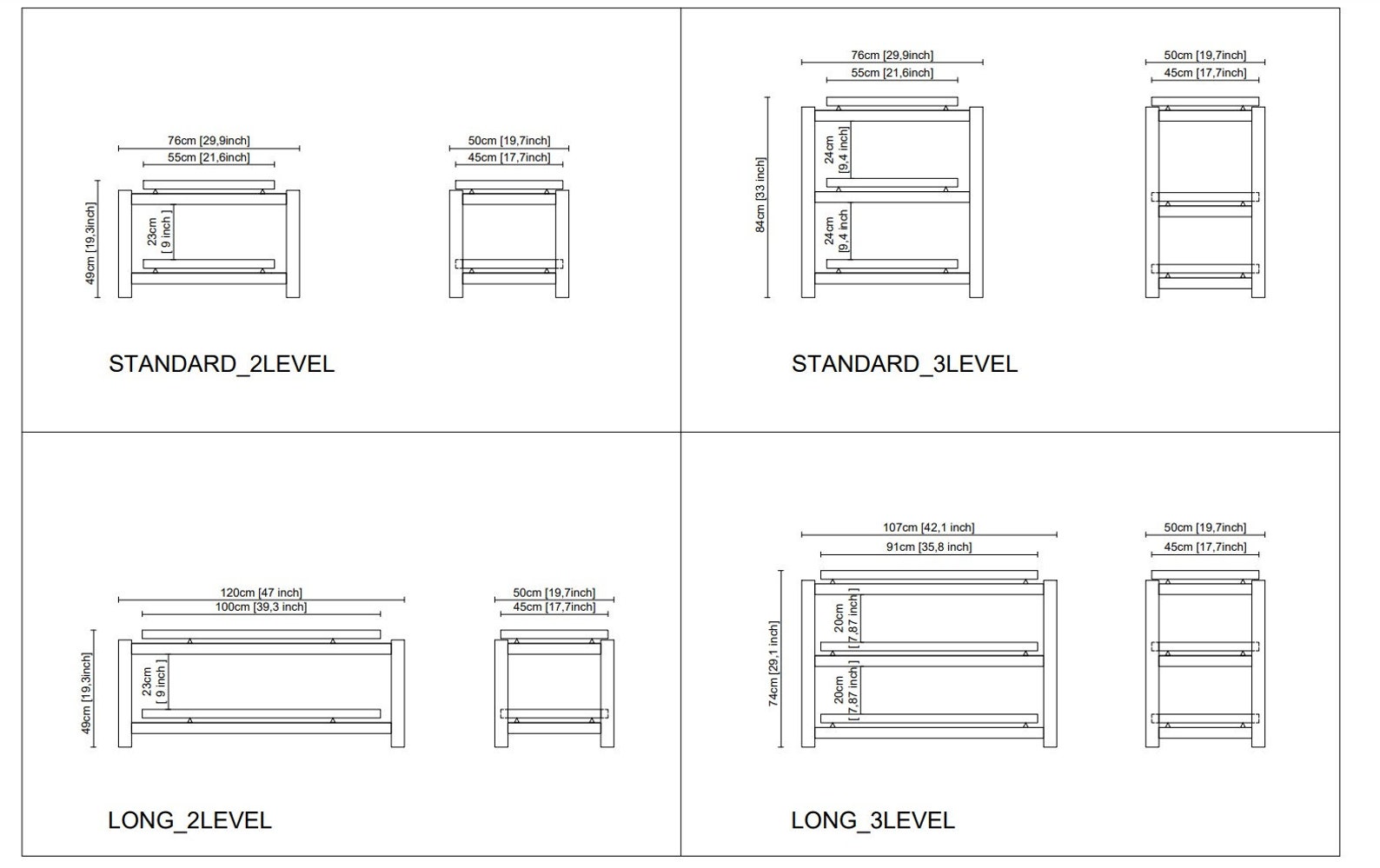 Hi-fi Audio Rack Hand Made of Solid Oak Wood for Hiend Audio Components ...